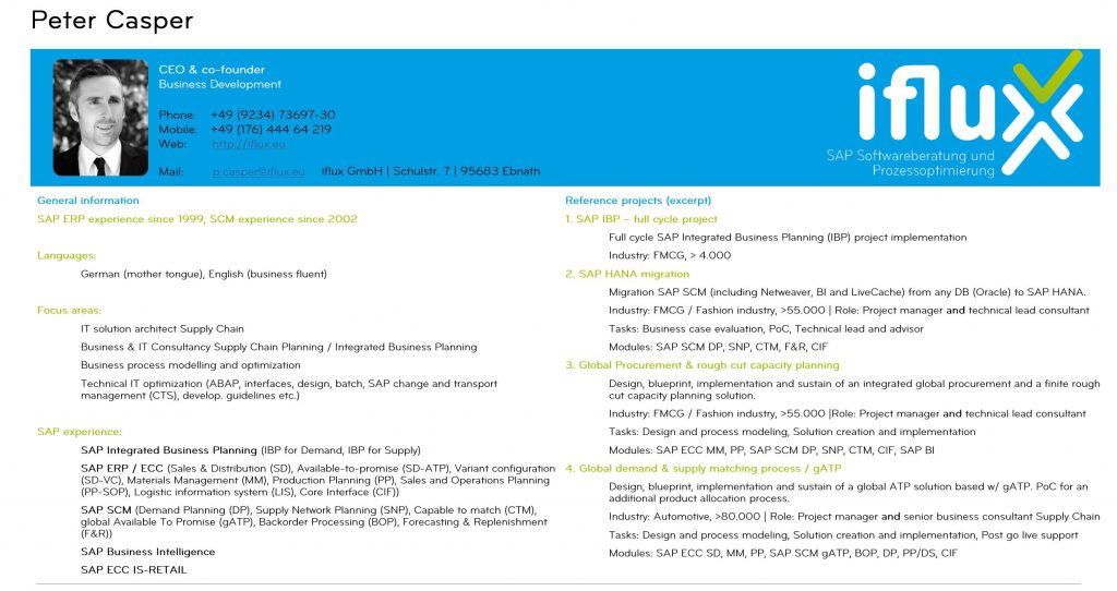 Team – Peter Casper – iflux GmbH | Germany